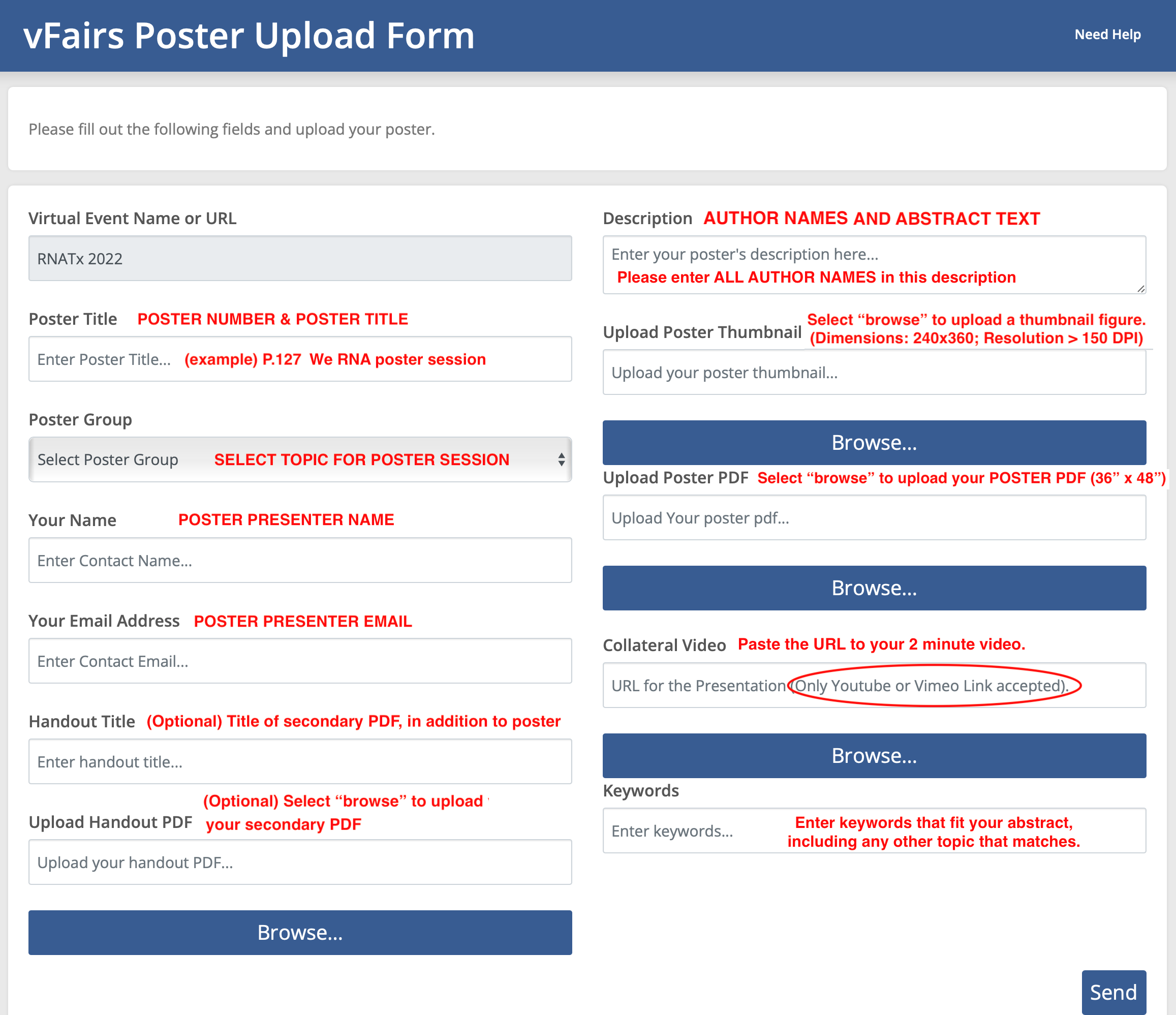 Virtual Poster Guidelines
