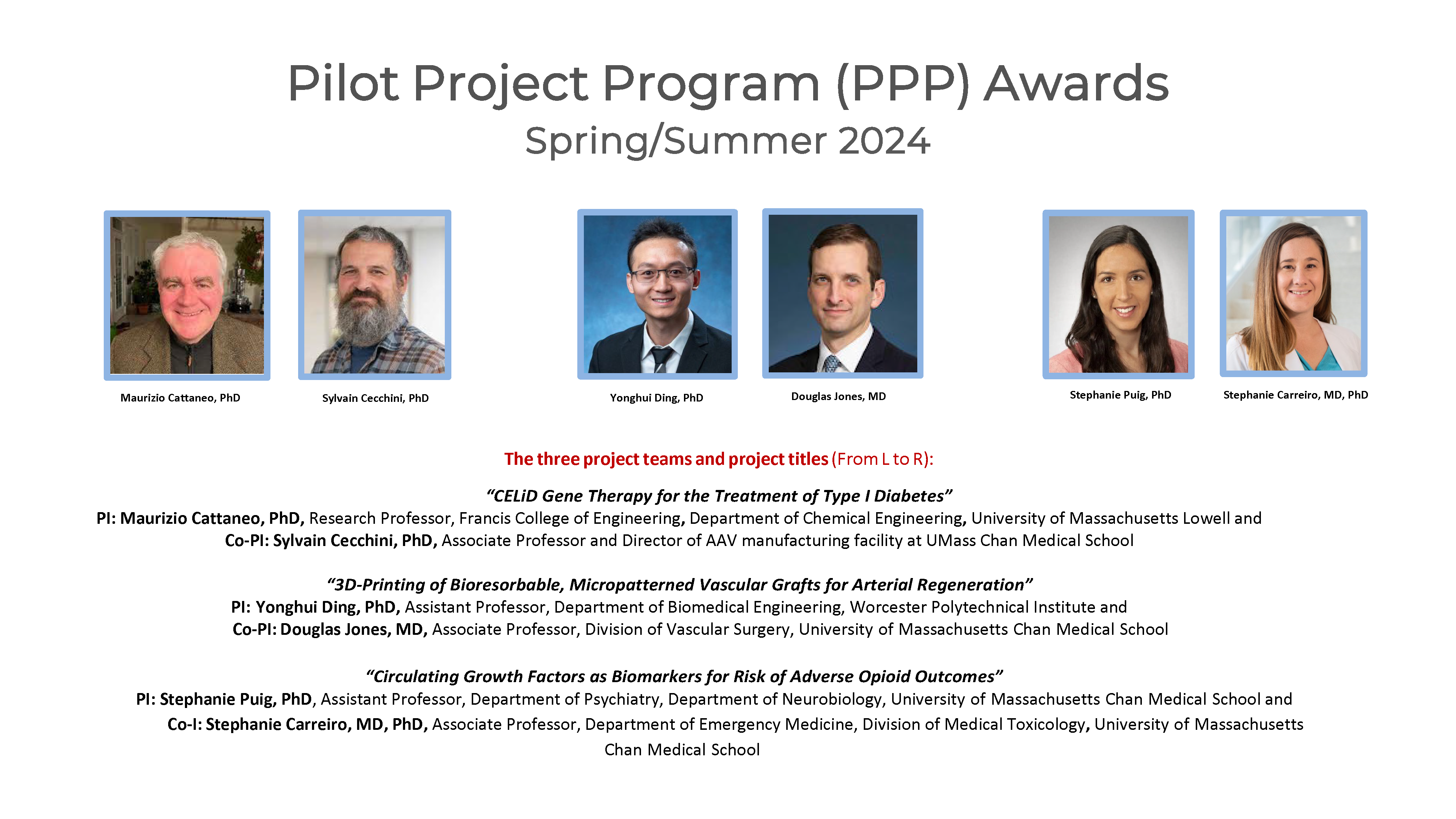 Pilot Project Program (PPP) - CCTS | UMass Chan Medical School - Worcester
