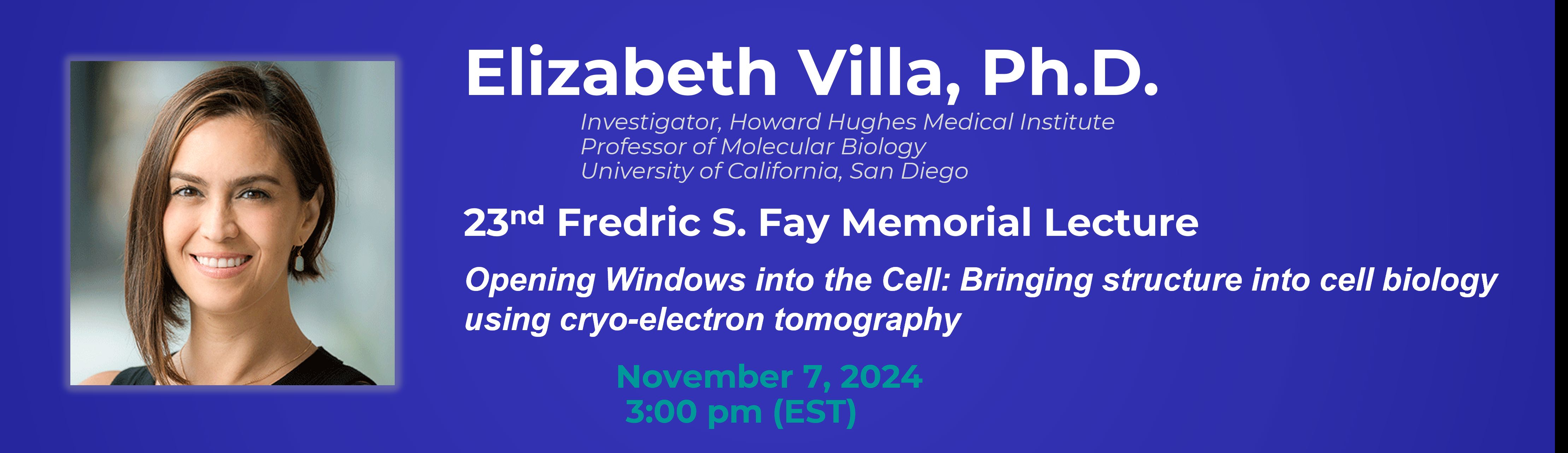 Fredric S. Fay lecture